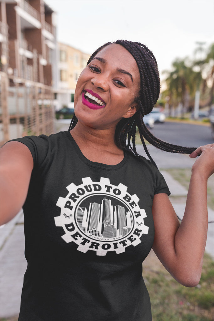 Proud To Be A Detroiter T-Shirt by Detroit T-Shirts LLC – DETROIT ...